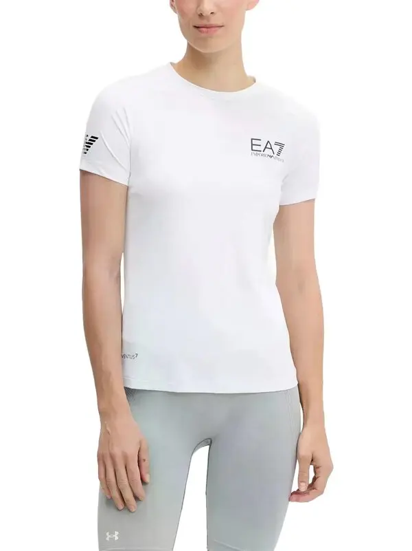 EA7 Logo Detail T-shirt - White