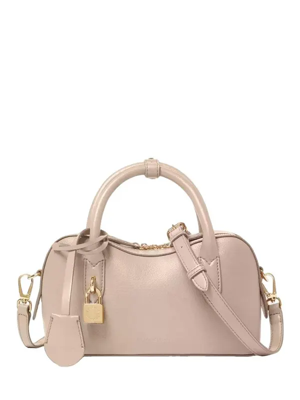 Stella McCartney Padlock Detail Grained Leather Tote Bag - Neutrals