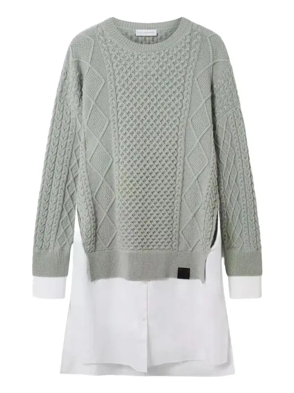 Stella McCartney Cable Knit Dress - Green