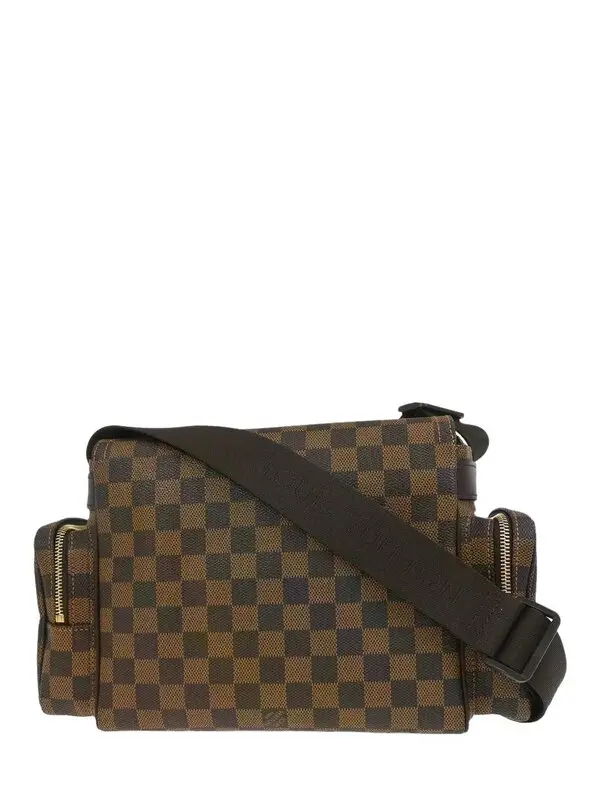 LOUIS VUITTON Monogrammed Reporter Melville Cross Body Bag - Brown