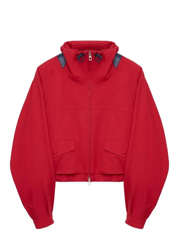 Loewe Cotton-silk Bomber Jacket - Red