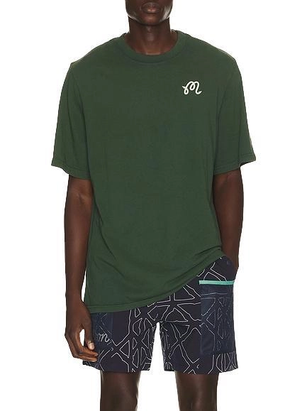 MALBON X Golf & Bass Club Bermuda Lures Tee - Forest