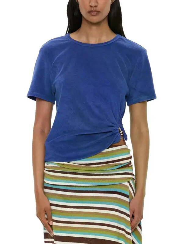 Christopher Esber Orbit Crew Neck T-shirt - Blue
