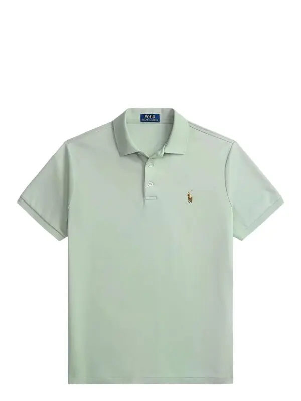 Polo Ralph Lauren Logo-embroidered Cotton-piqué Polo Shirt - Green