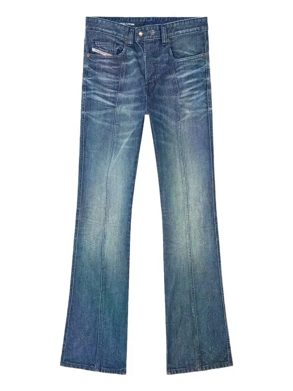 DIESEL® Bootcut Jeans With Regular Waist - Blue