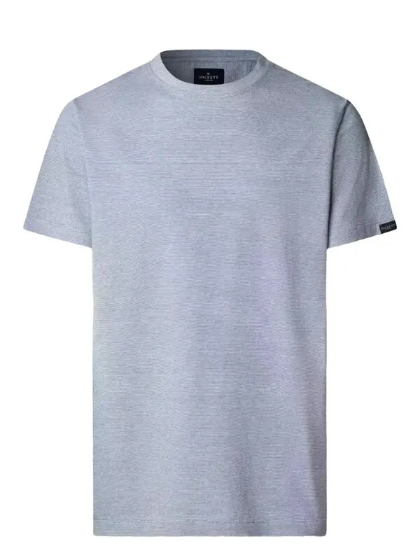 HACKETT LONDON Pin-stripe Short-sleeve T-shirt - Blue