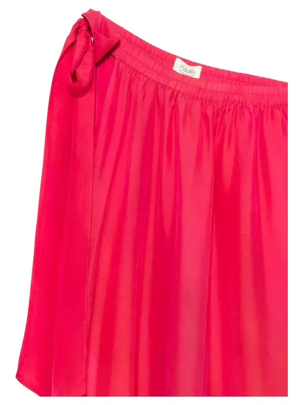 PSOPHIA One-shoulder Bow-detail Dress - Pink