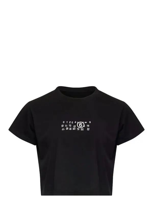 MAISON MARGIELA Flipped Print Overdyed T-shirt - Black