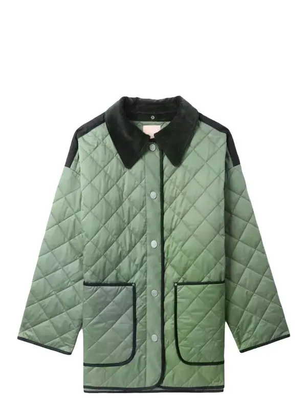 A BATHING APE Bapy Quilted Jacket - Green