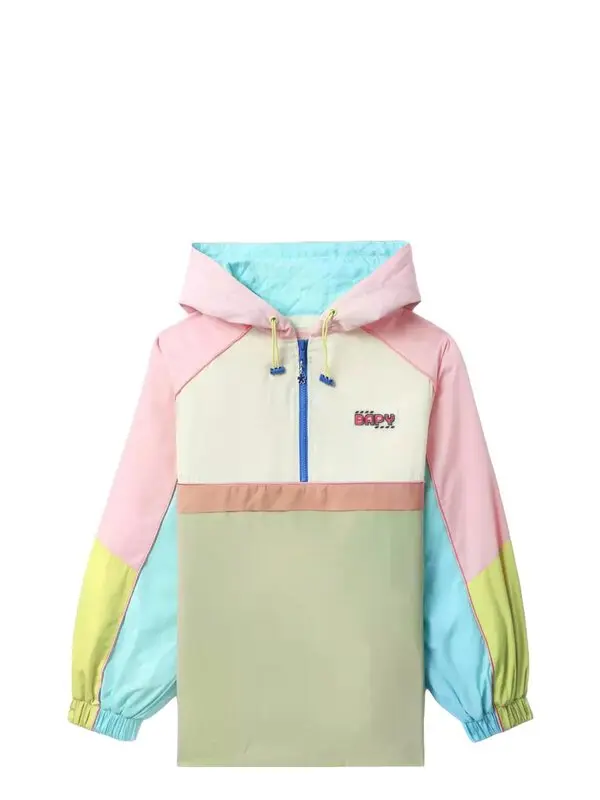 A BATHING APE Colour-block Half-zip Hoodie - Neutrals