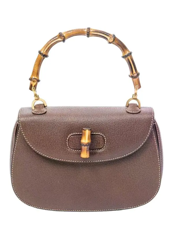 Gucci Bamboo Top-handle Shoulder Bag - Brown