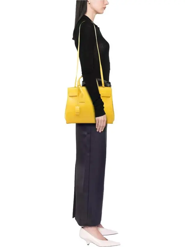 Saint Laurent Small Sac De Jour Satchel - Yellow