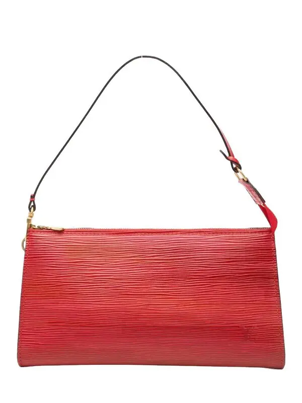 LOUIS VUITTON 2001 Epi Pochette Accessoires Shoulder Bag - Red