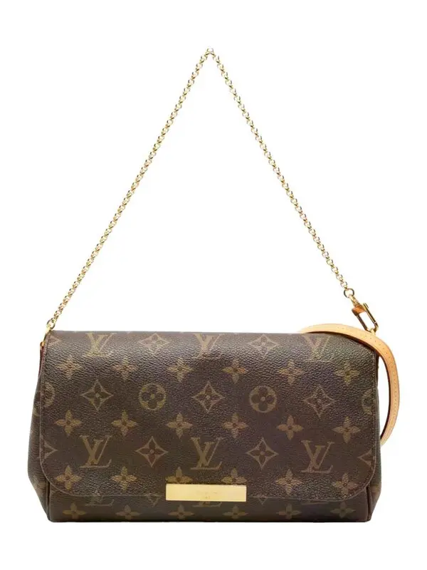 LOUIS VUITTON 2016 Monogram Favorite Pm Satchel - Brown