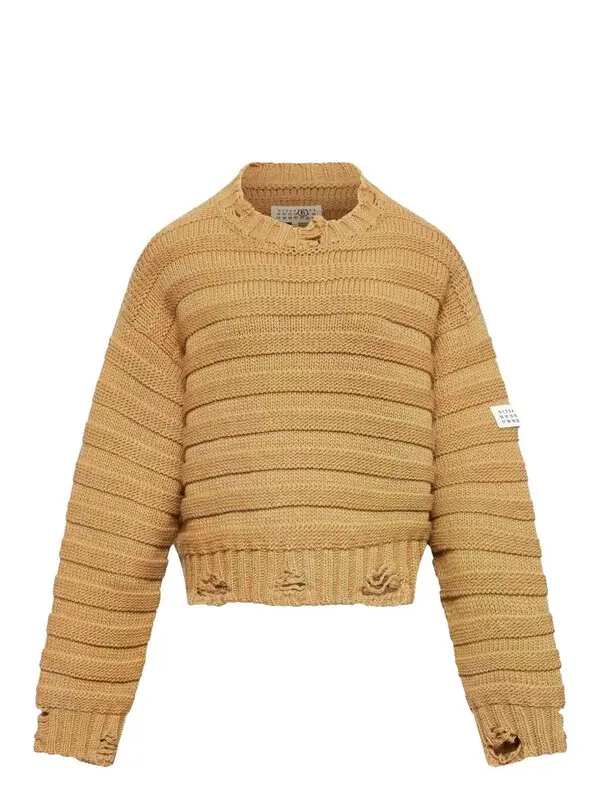 MAISON MARGIELA Wool Jumper - Neutrals