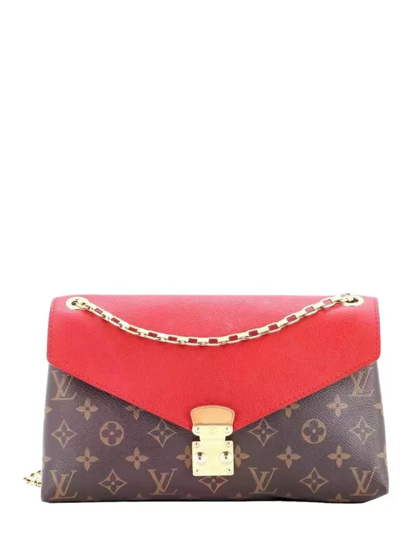 LOUIS VUITTON Pallas Chain Shoulder Bag - Brown