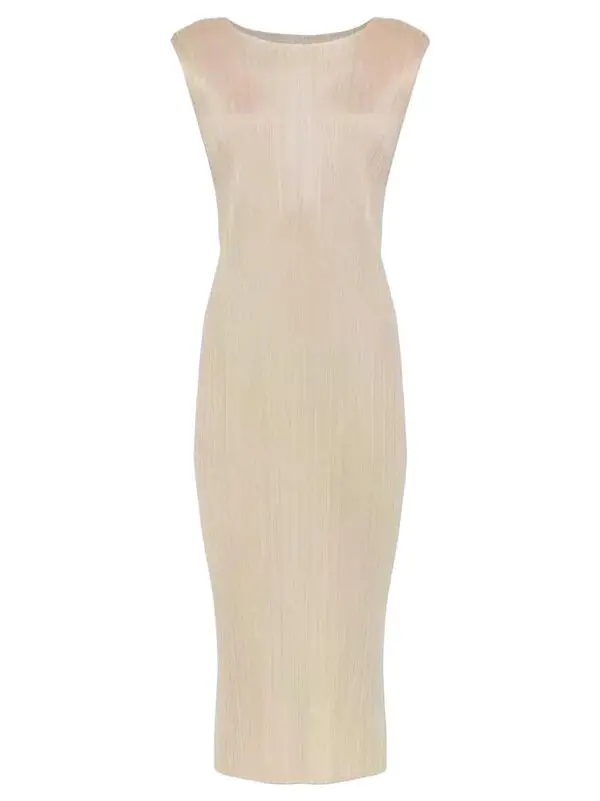 Issey Miyake Midi Dress - Neutrals