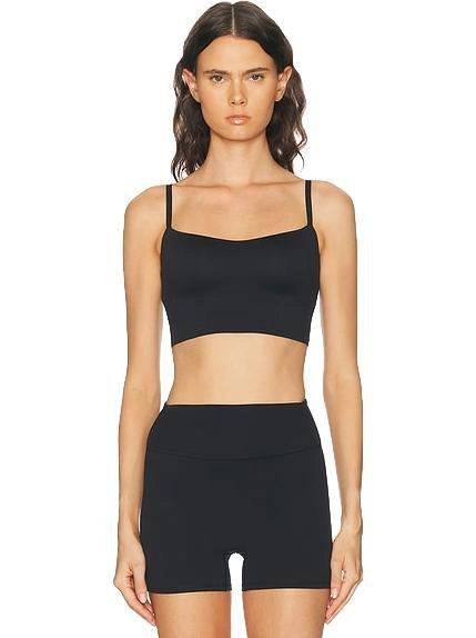 NIKESKIMS Matte Cami Long Line Bra - Obsidian