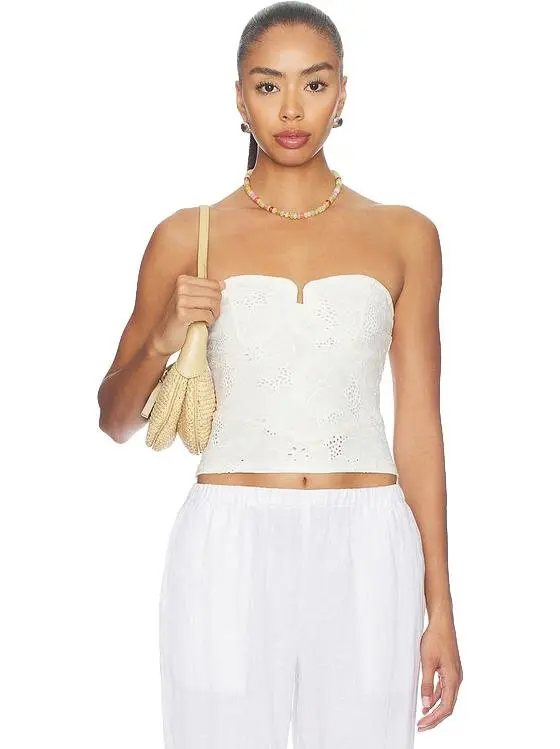 Free People Ever Afternoon Tube Top - White