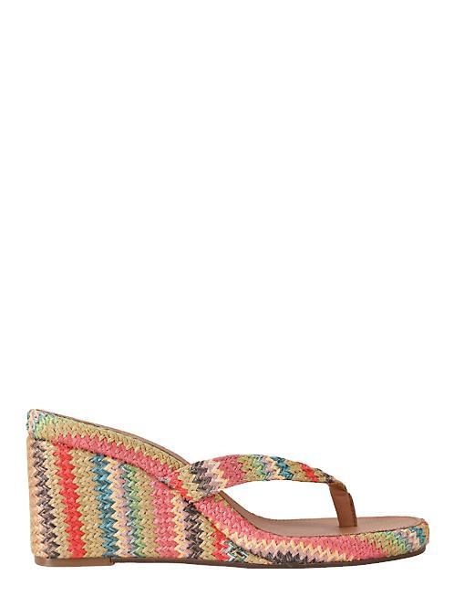 Steve Madden Playing" Woven Wedge Sandals - Mult/other