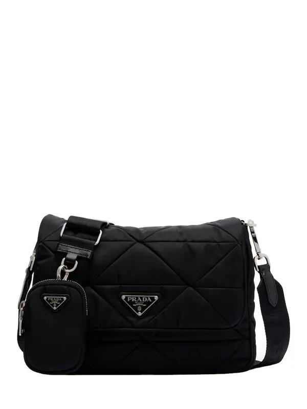 Prada Re-nylon Shoulder Bag - Black