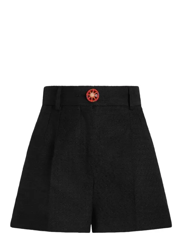 Dolce & Gabbana Textured Bermuda Shorts - Black