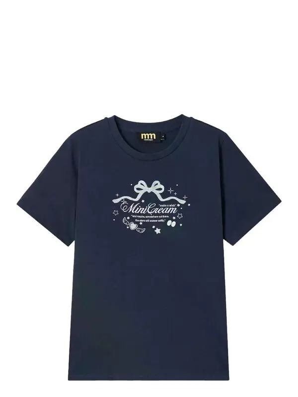 MINI CREAM Graphic Print T-shirt - Blue