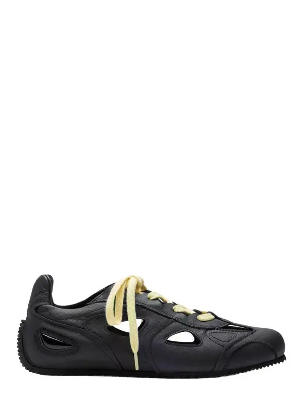Axel Arigato Cut-out Leather Sneakers - Black