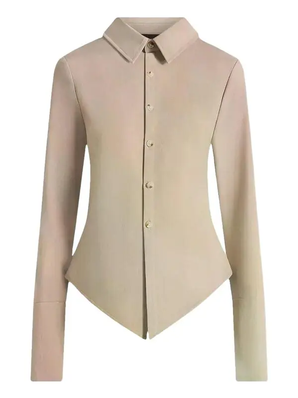 Manière De Voir Tailored Cinch Shirt - Neutrals