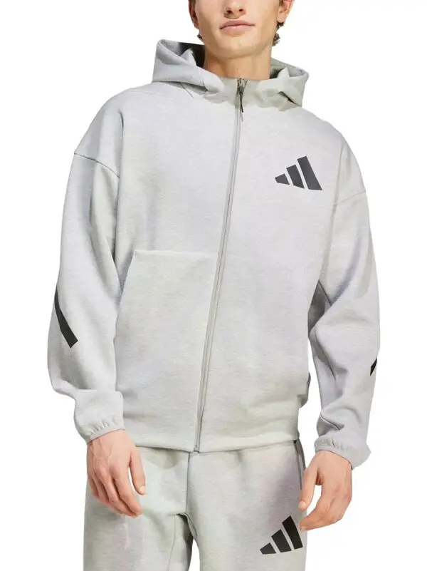 Adidas Logo Hoodie - Grey