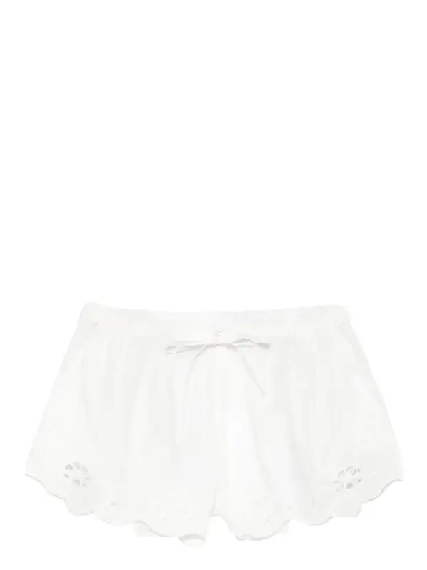 SIR. Klara Broderie Anglaise Shorts - White