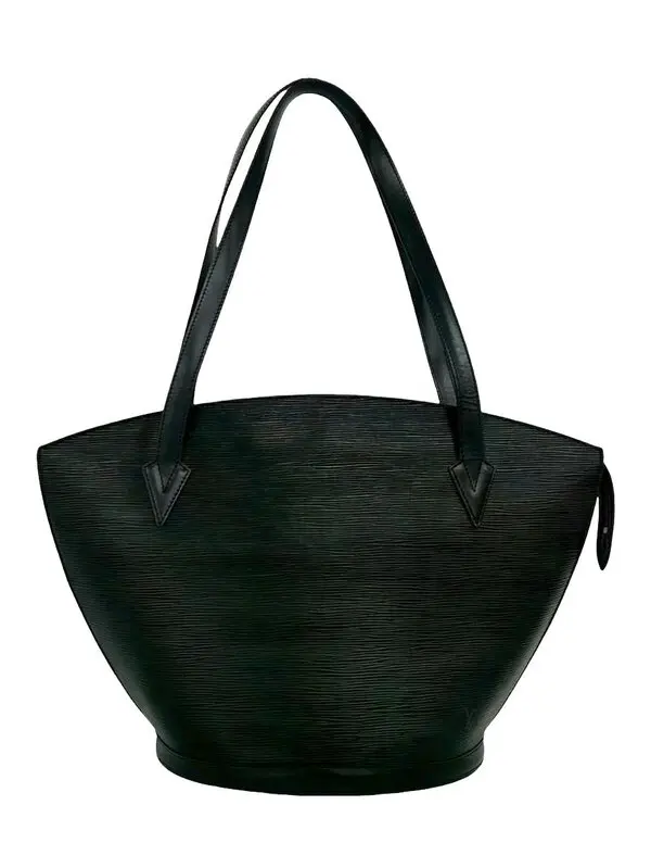 LOUIS VUITTON Epi Saint Jacques Gm Long Strap Tote Bag - Black