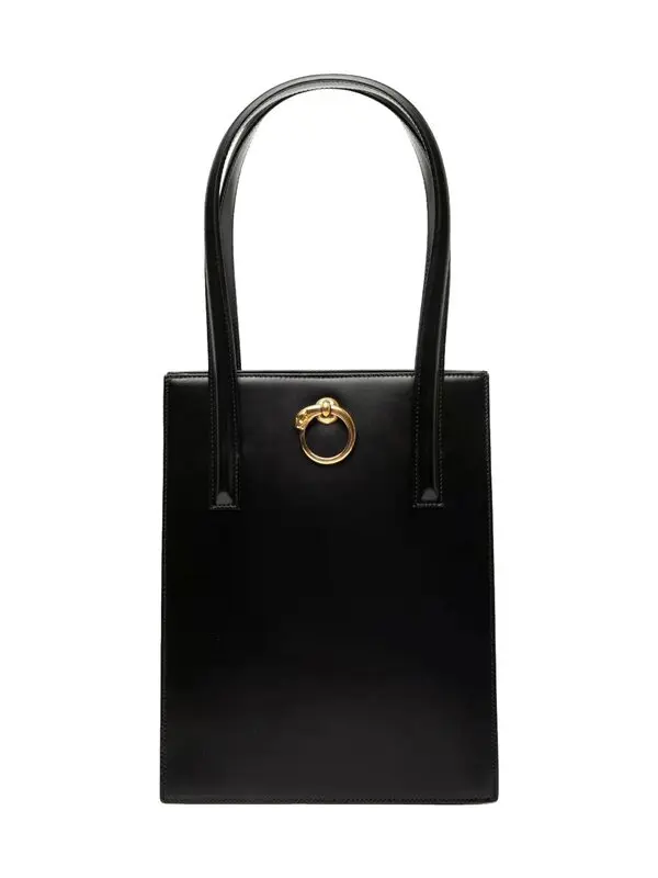 Cartier Panthère Leather Tote Bag - Black