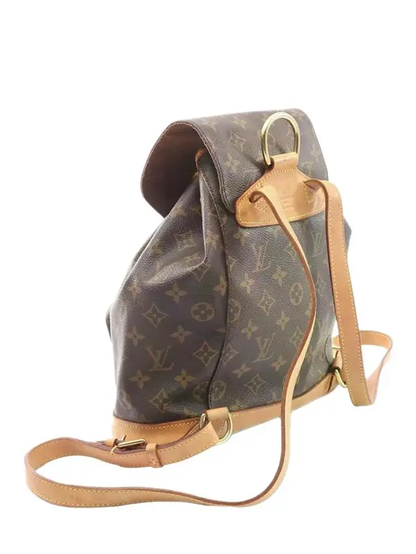 LOUIS VUITTON 2000 Monogram Montsouris Mm Backpack - Brown