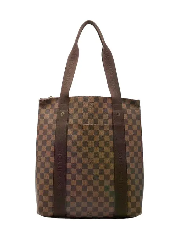 LOUIS VUITTON Damier Ebene Canvas Cabas Beaubourg Tote Bag - Brown