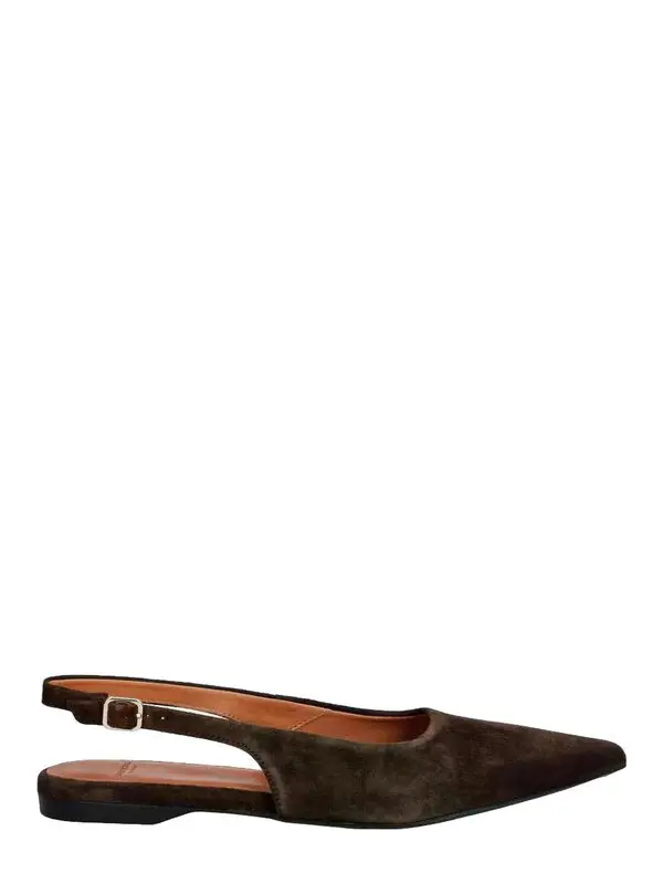 VAGABOND SHOEMAKERS Hermine Pointed-toe Slingback Ballet Flats - Brown