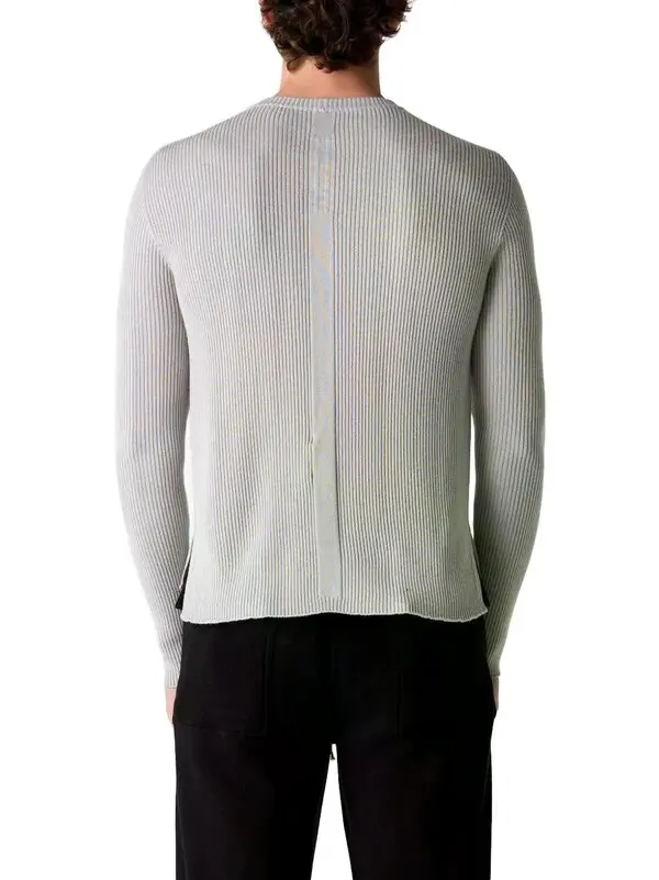 Rick Owens Ribbed Geo Sweatshirt - Grey