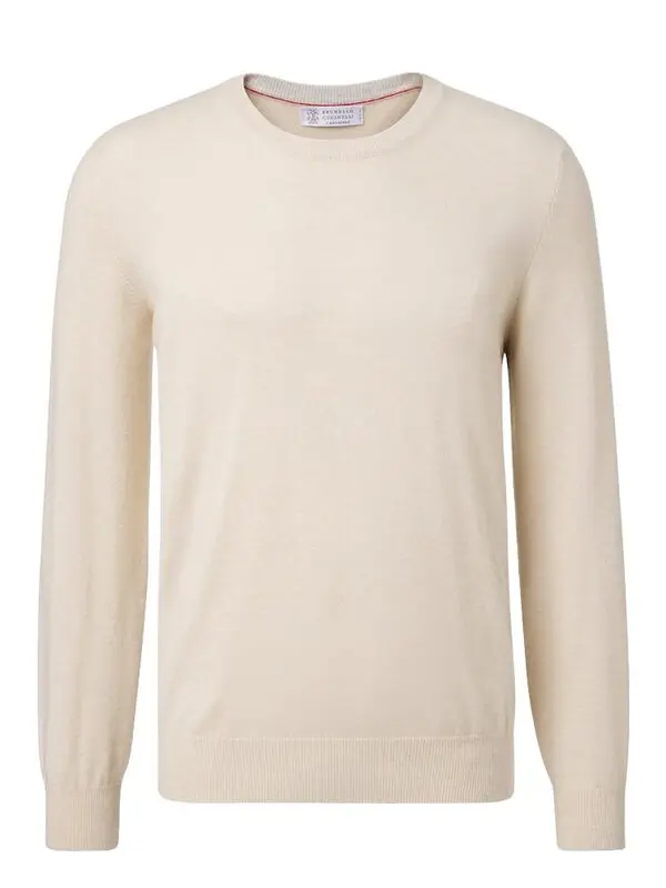 Brunello Cucinelli Cashmere Sweater - Beige