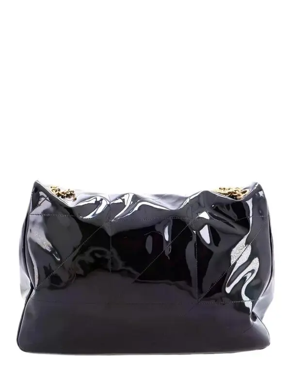Saint Laurent Jamie 4.3 Quilted Patent Large Shoulder Bag - Black