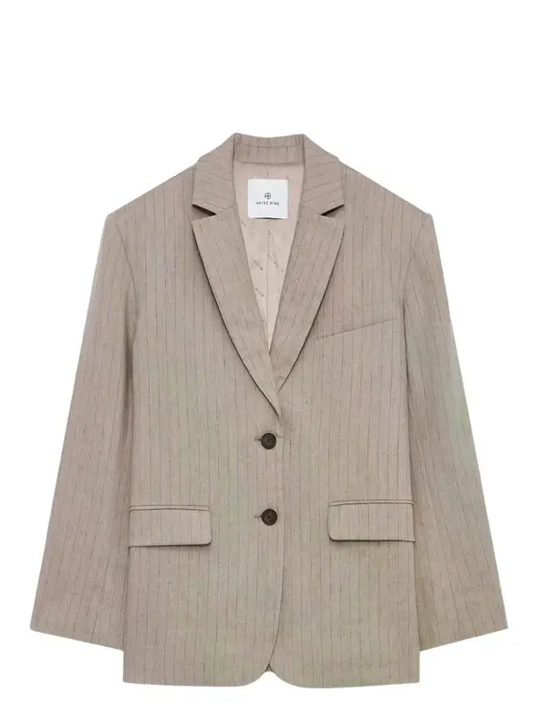 ANINE BING Quinn Blazer - Neutrals