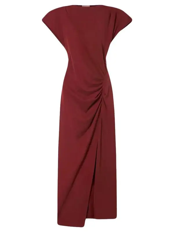 Isabel Marant Étoile Nadela Draped Cotton Maxi Dress - Red
