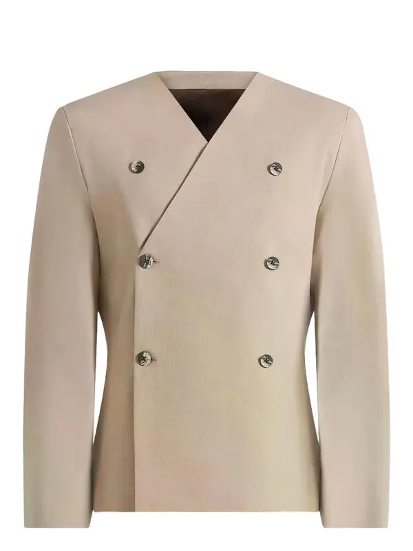 Manière De Voir Timeo Tailored Kimono Blazer Beige - Neutrals