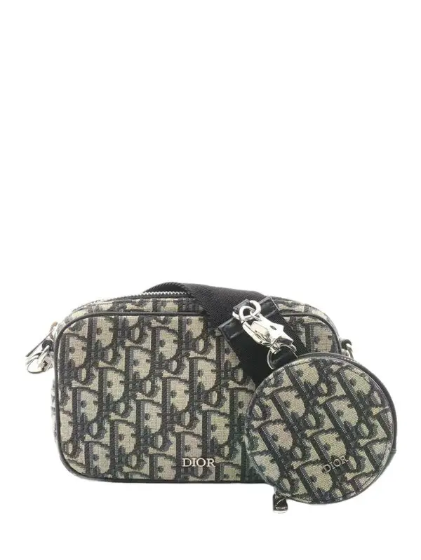 Dior Oblique Jacquard Shoulder Bag - Neutrals