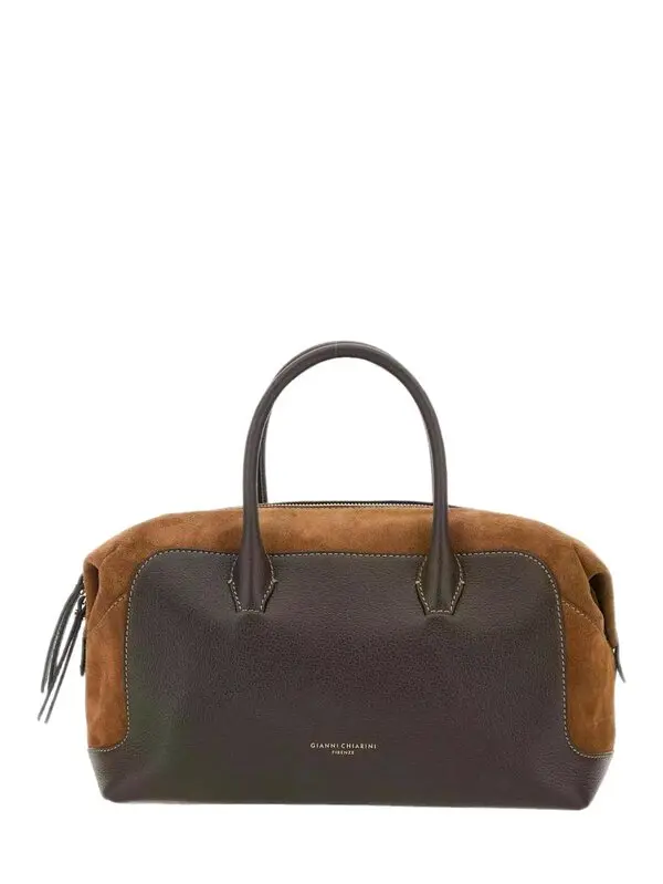 GIANNI CHIARINI Gemma Leather Tote Bag - Brown