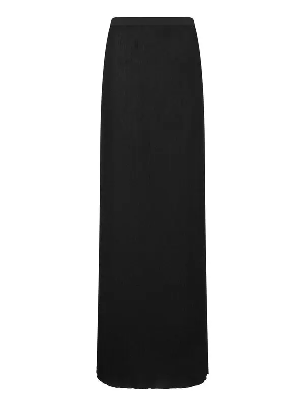 TOM FORD Micro-sequin Knitted Maxi Skirt - Black