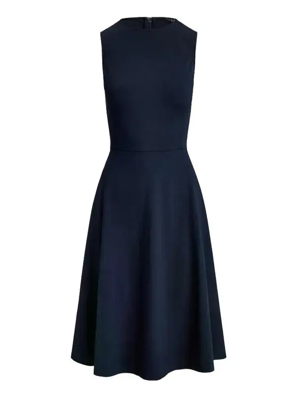 Ralph Lauren Sleeveless Princess-seam Midi Dress - Blue