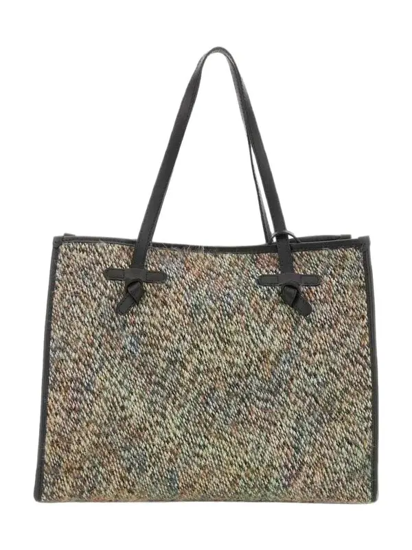 MARCELLA CLUB Bouclé-effect Tote Bag - Neutrals