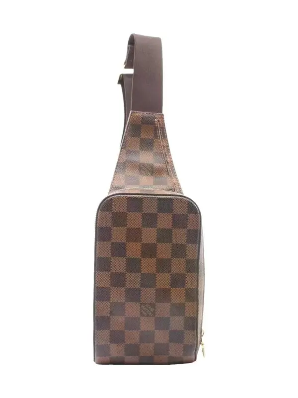 LOUIS VUITTON 2010 Geronimos Damier Ebene Belt Bag - Brown
