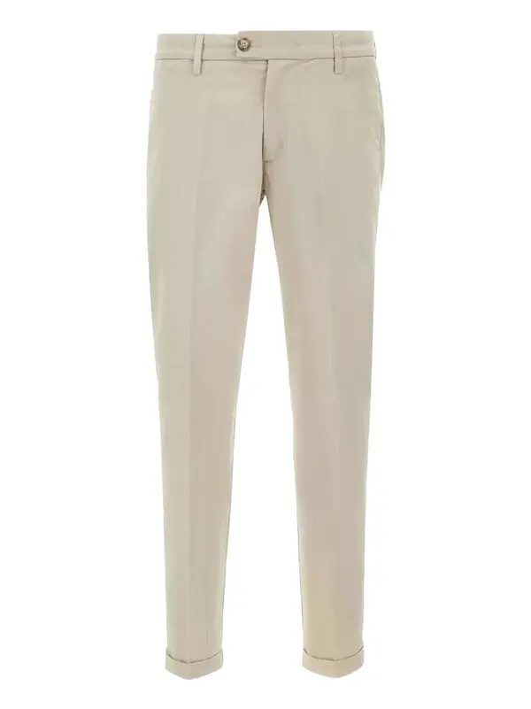 RE-HASH Slim-fit Trousers - Neutrals