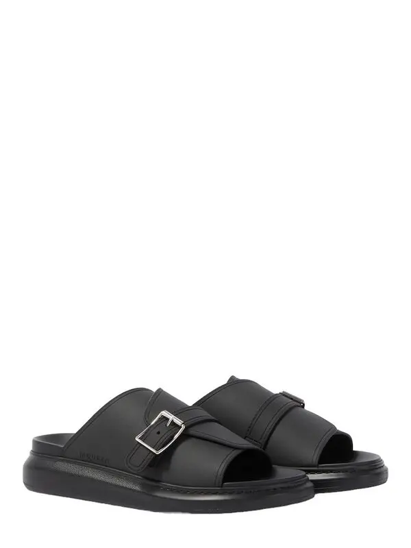 Alexander McQueen Hybrid Slides - Black